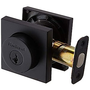 Kwikset 159SQT-S Halifax Double Cylinder Deadbolt with Smartkey Technology, Iron Black