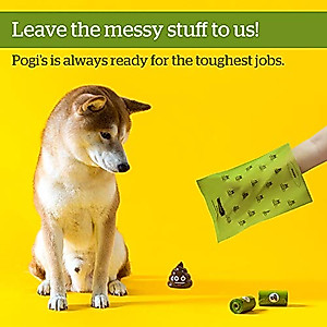 Pogi’s Dog Poop Bags - 30 Rolls (450 Doggie Poop Bags) - Leak-Proof Dog Waste Bags - Scented, Ultra Thick, Extra Large Poop Bags for Dogs