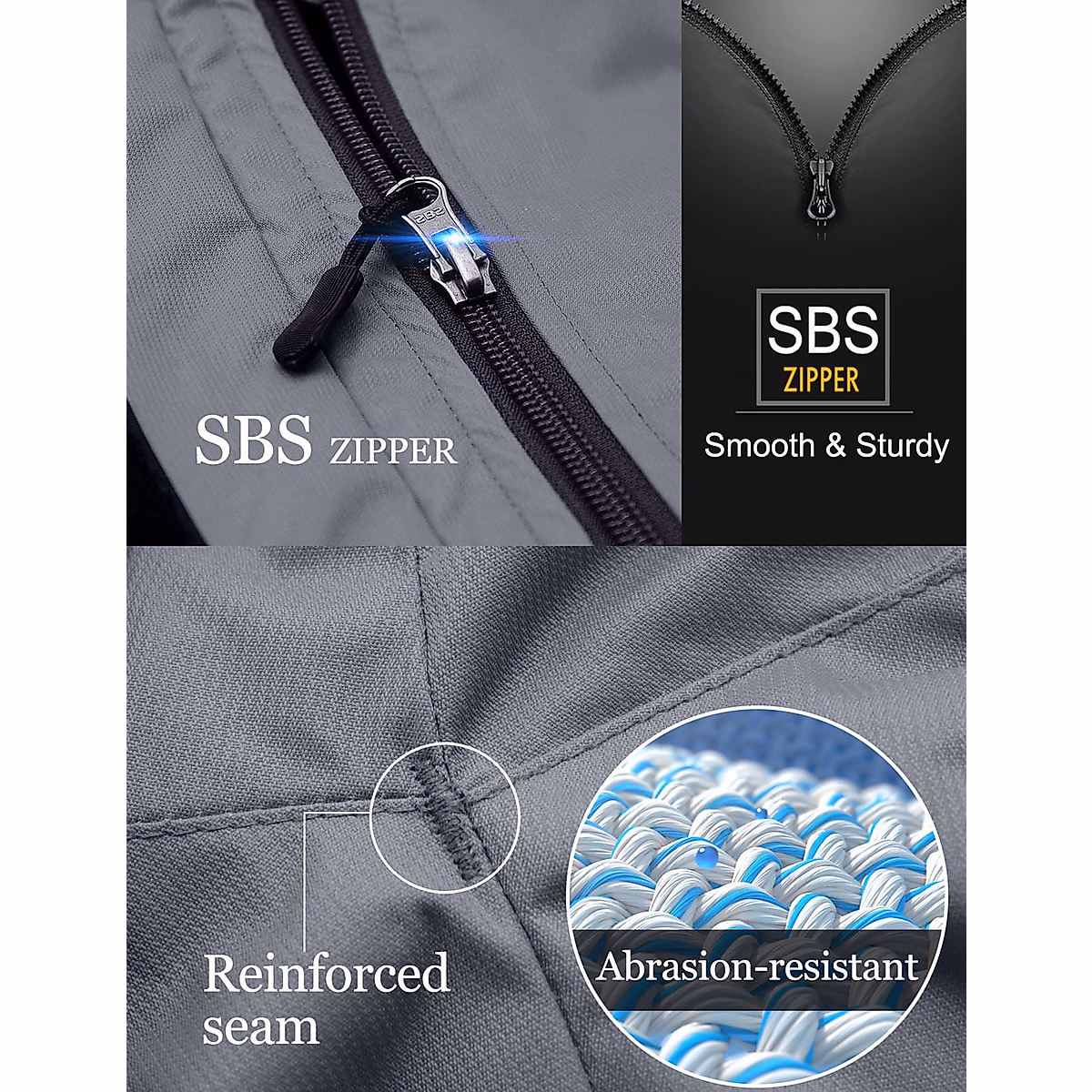 GEMYSE Women's Mountain Waterproof Ski Snow Jacket Warm Winter Windproof Raincoat with Detachable Hood(Mid Grey-6,Medium)