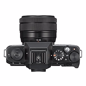 Fujifilm X-T100 Mirrorless Digital Camera w/XC15-45mmF3.5-5.6 OIS PZ Lens - Black