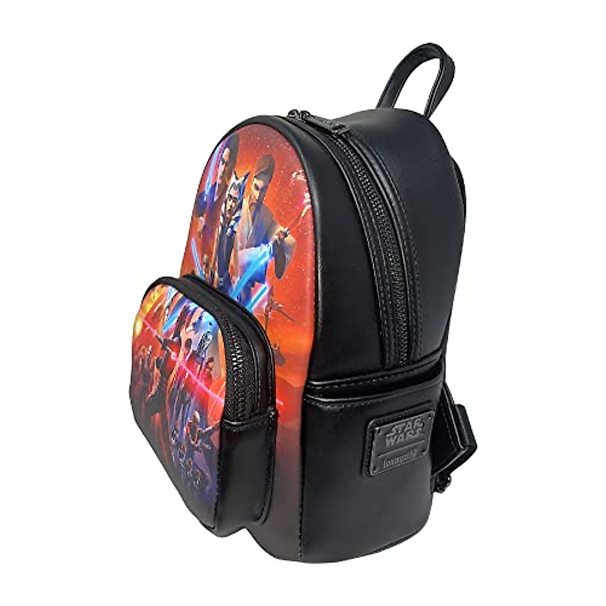 Loungefly Star Wars The Clone Wars Lightsabers Womens Double Strap Shoulder Bag Purse