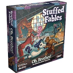Stuffed Fables Oh Brother! Board Game Expansion - Exciting Narrative Adventure! Cooperative Strategy Game for Kids & Adults, Ages 7+, 2-4 Players, 60-90 Minute Playtime, Made by Plaid Hat Games