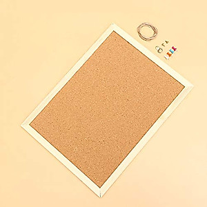 Practical Photo Wall Board Bulletin Board Message Boards Wooden Notice Board Photography Background Wall Props for Home Office (Light Brown)