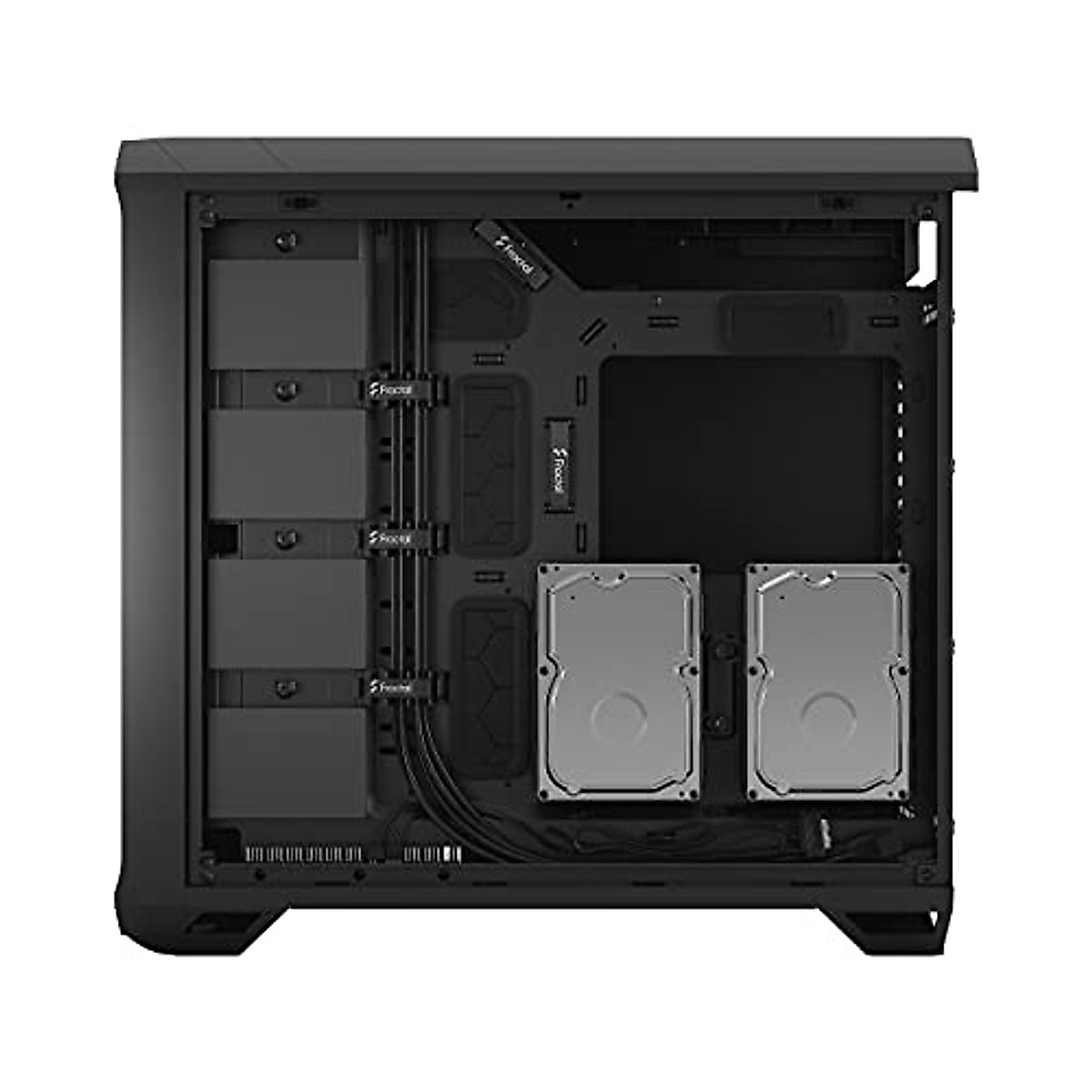 Fractal Design Torrent Black - Solid Side Panel - Open Grille for Maximum air Intake - Two 180mm PWM and Three 140mm Fans Included - Type C - ATX Airflow Mid Tower PC Gaming Case