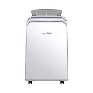 Amazon Basics Portable Air Conditioner With Heat Pump, Cools 550 Square Feet, 13,000 BTU ASHARE / 10,000 BTU SACC, White