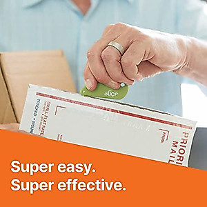 Slice Micro Safety Cutter | Safe Ceramic Box Cutter Lasting 11x Longer than Metal | Keychain Box Opener | 48 Pack