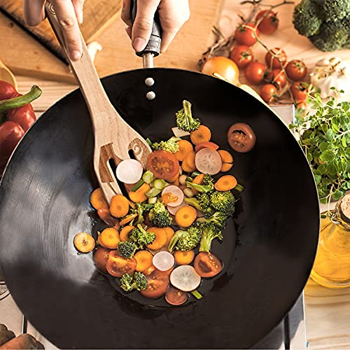 Kitchen Utensils Set Idea Utensil Wooden Spoons Set House Warming Wedding Present Spoon Set Kitchen Gift Set (Nightmare Before Christmas)