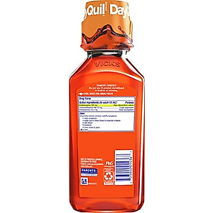 Vicks DayQuil Cough, Cold, & Flu MultiSymptom Relief, Almond, 12 Fl Oz