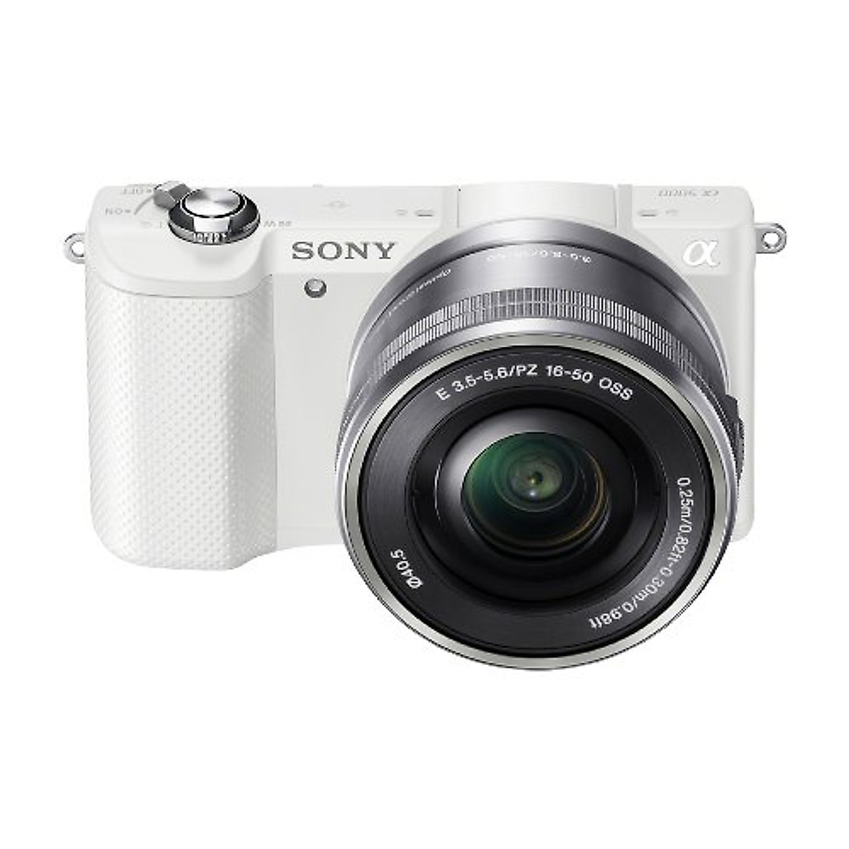 Sony Alpha a5000 Mirrorless Digital Camera with 16-50mm OSS Lens (White)