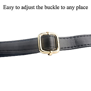 BEAULEGAN Purse Chain Strap Adjustable - Replacement for Shoulder Crossbody Bag, 55 Inches (Black/Silver