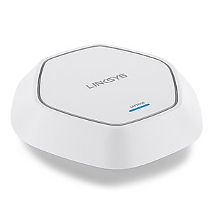 Linksys LAPN600: Wireless Business Access Point, Wi-Fi, Dual Band 2.4 + 5 GHz N600, PoE, Range Extension via WDS and Workgroup Bridge (White)