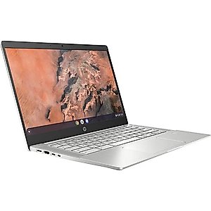 HP Pro Chromebook Enterprise 14-Inch Laptop c645 - AMD Ryzen 7 3700C Quad-Core - 16 GB RAM - 128 GB SSD - Pike Silver Aluminum - Chrome OS - AMD Radeon Graphics