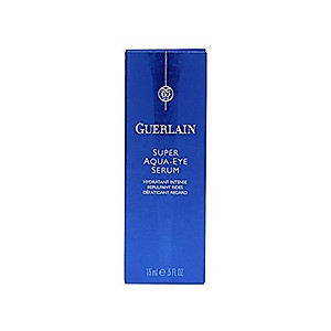 Guerlain Super Aqua Eye Serum Intense Hydration Wrinkle Serum Plumper for Unisex, 0.5 Ounce