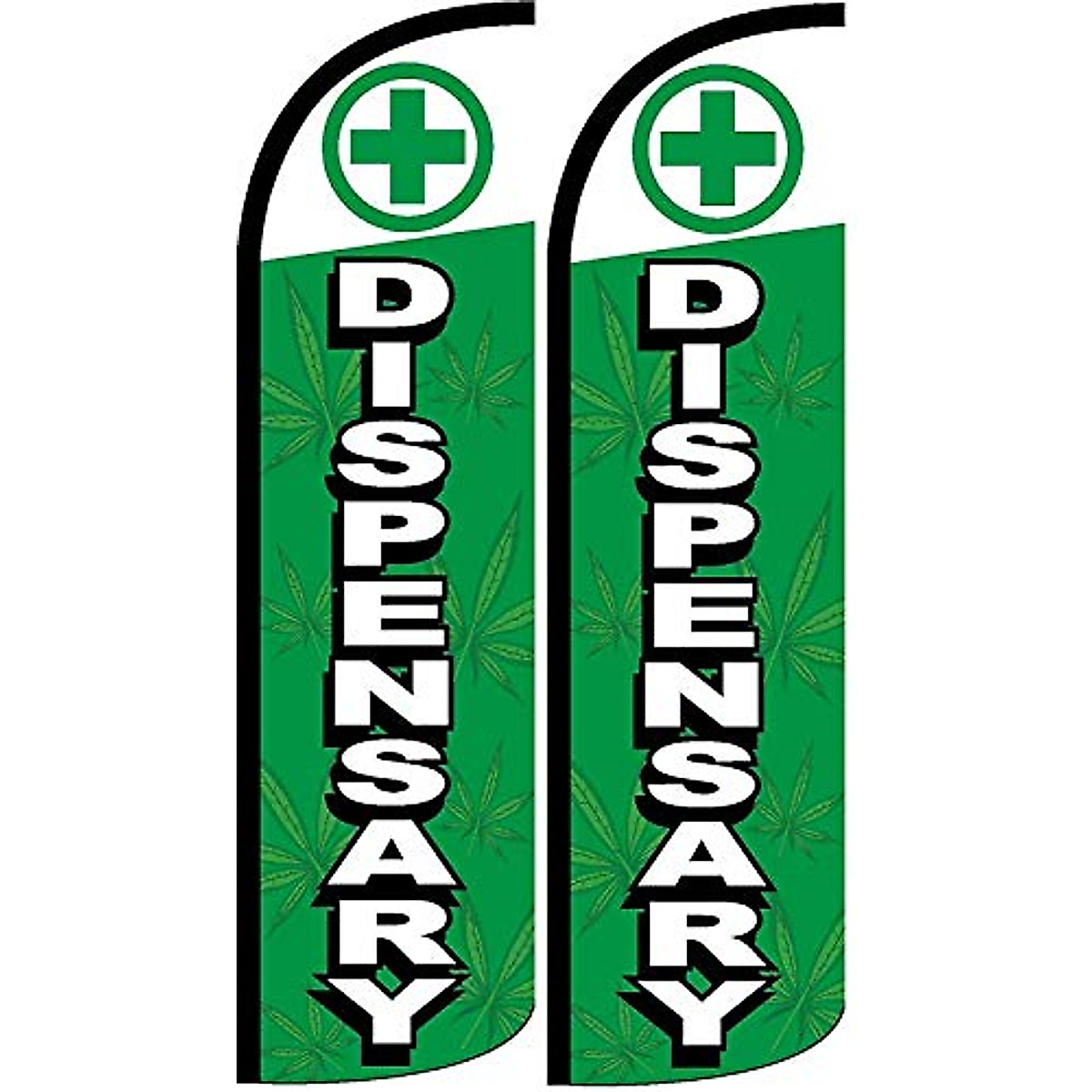 Dispensary King Windless Flag- Pack of 2 (Hardware not included)
