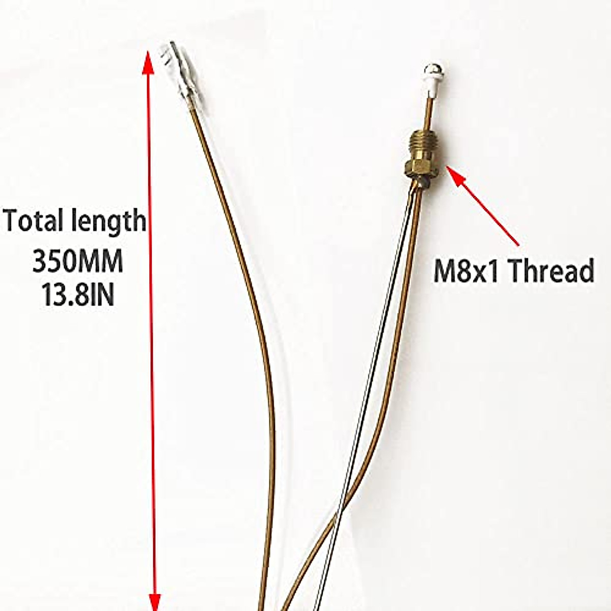 Firdnyohs Patio Gas Heater Dump Switch - Gas Patio Heater Repair Replacement Parts Thermocoupler & Dump Switch Control Safety Kit for Patio Propane Gas Heaters, Garden Outdoor Heaters