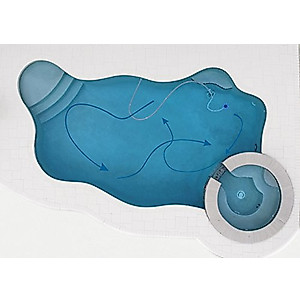 SkimmerMotion Original - The Automatic Pool Surface Cleaner - Clarifier Pool Skimmer - Suction Skimmer for Pools