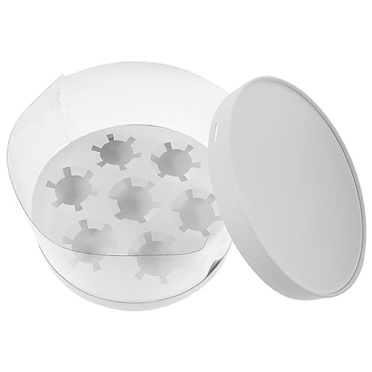 Abaodam 3pcs Cake Box Cupcake Transport Container Cupcake Holders Dessert Carrier Cupcake Storage Containers Cupcake Carrier with Lid Muffin Cake Carrier Cupcake Carrier with Cover