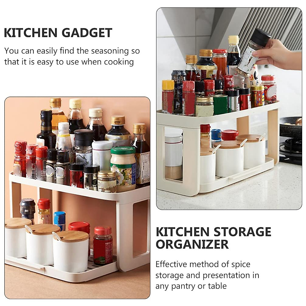 Hemoton Pull Out Shelf Jar Rack Bottle Stand Bathroom countertop Organizer Valet Tray Rack Organizer Storage Shelf Organizer Tray Jewelry Organizer Stand Metal White Make up Corner Frame