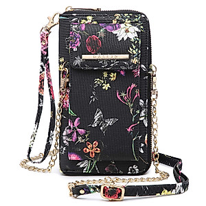 Dasein Crossbody Bag Phone Purse Handbag for Women Shoulder Bag Credit Card Wristlet Wallet with Multi Pockets