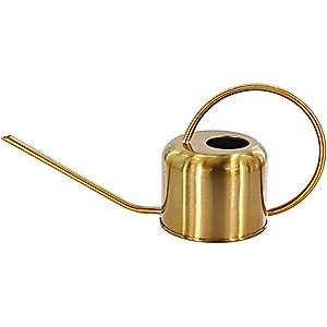 Peonyfun Long Spout Watering Can, Metal Watering Can Indoor Outdoor, Cute Watering Can for Flower Plant Bonsai, Copper Colored Watering Can, 40 oz
