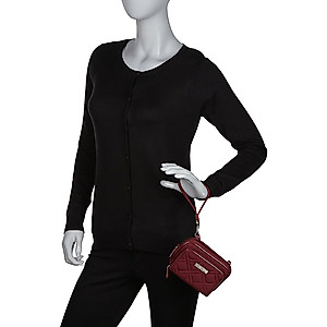 Vera Bradley On the Square Wristlet (Deep Pink)