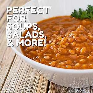 Cucina & Amore Pearled Farro from Italy 17.6 oz (Pack of 8) | Non-GMO, Whole Grain, High in Fiber, Vegan, Kosher| Perfect for Soups, Salads, and More | Vacuum Packed