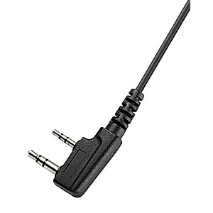 Commountain Single Wire Earpiece Compatible with Baofeng Radios BF-F8HP BF-F9 UV-82 UV-82HP UV-82C UV-5R UV-5R5 UV-5RA UV-5RE UV-5X3 and Kenwood BTECH Retevis Radios, Acoustic Tube Headset