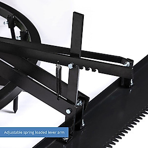 Titan Attachments Arena Spin Harrow Rake Kit, 72-in Diameter, Pull-Behind Rake