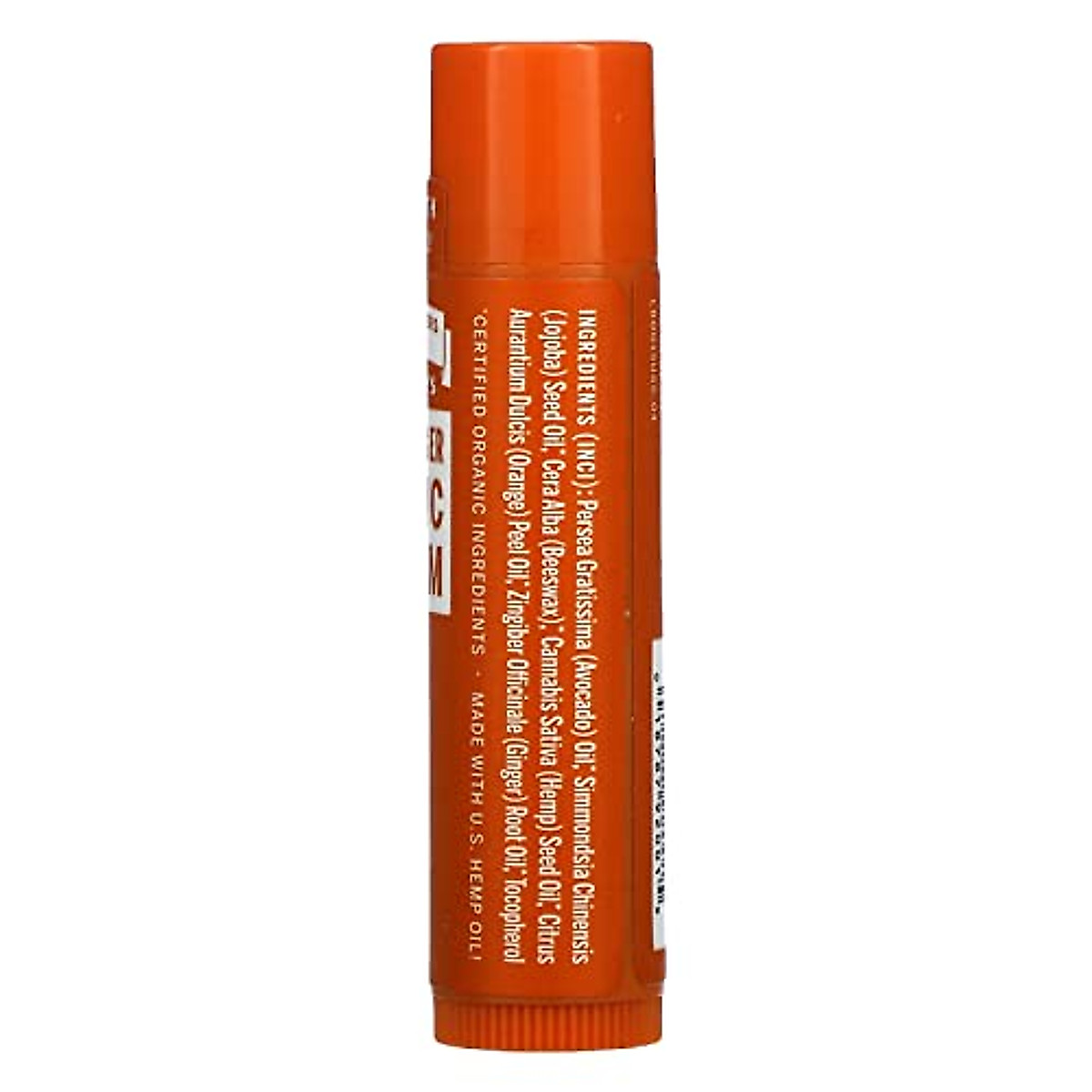 Dr. Bronner's Magic Soaps Organic Lip Balm, Orange Ginger, 0.15 Ounce