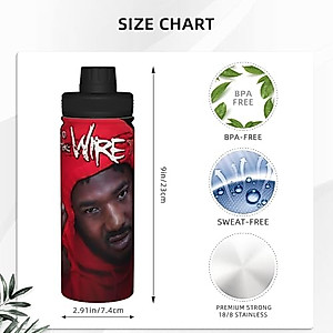 Mozzys Tumbler 18 oz Stainless Steel Sports Insulated Kettle Travel Drinking Cup Water Bottle with Lid