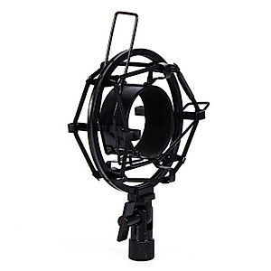 MXL Black Shock Mount, compatible with Neumann U87 Microphone
