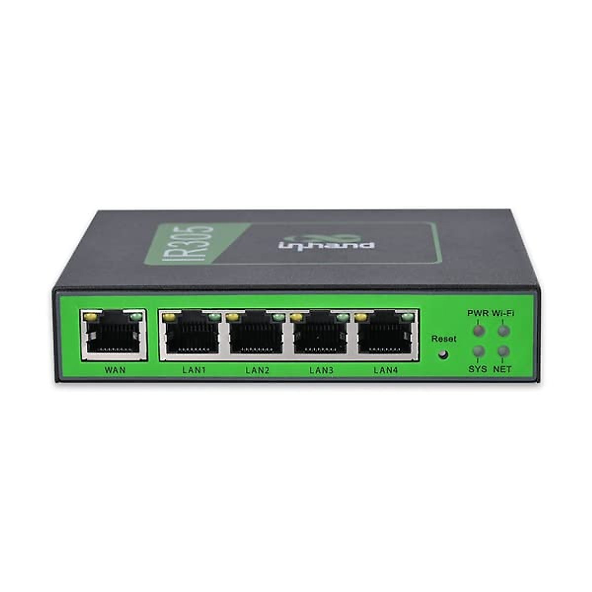 InHand Networks IR305 Industrial Iot LTE 4G VPN Router, 5 Ethernet Port, Dual sim, Wan failover, DI/DO Port, Remote Connection, Link Backup, Mu-mimo, VLAN. Support AT&T, T-Mobile & Verizon (CAT6)
