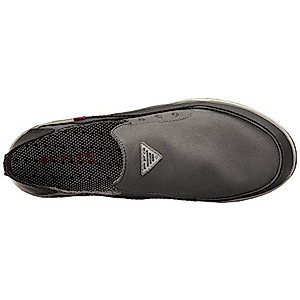 Columbia mens Bahama Vent Pfg Boat Shoe, Titanium Mhw/Bright Red, 14 Wide US