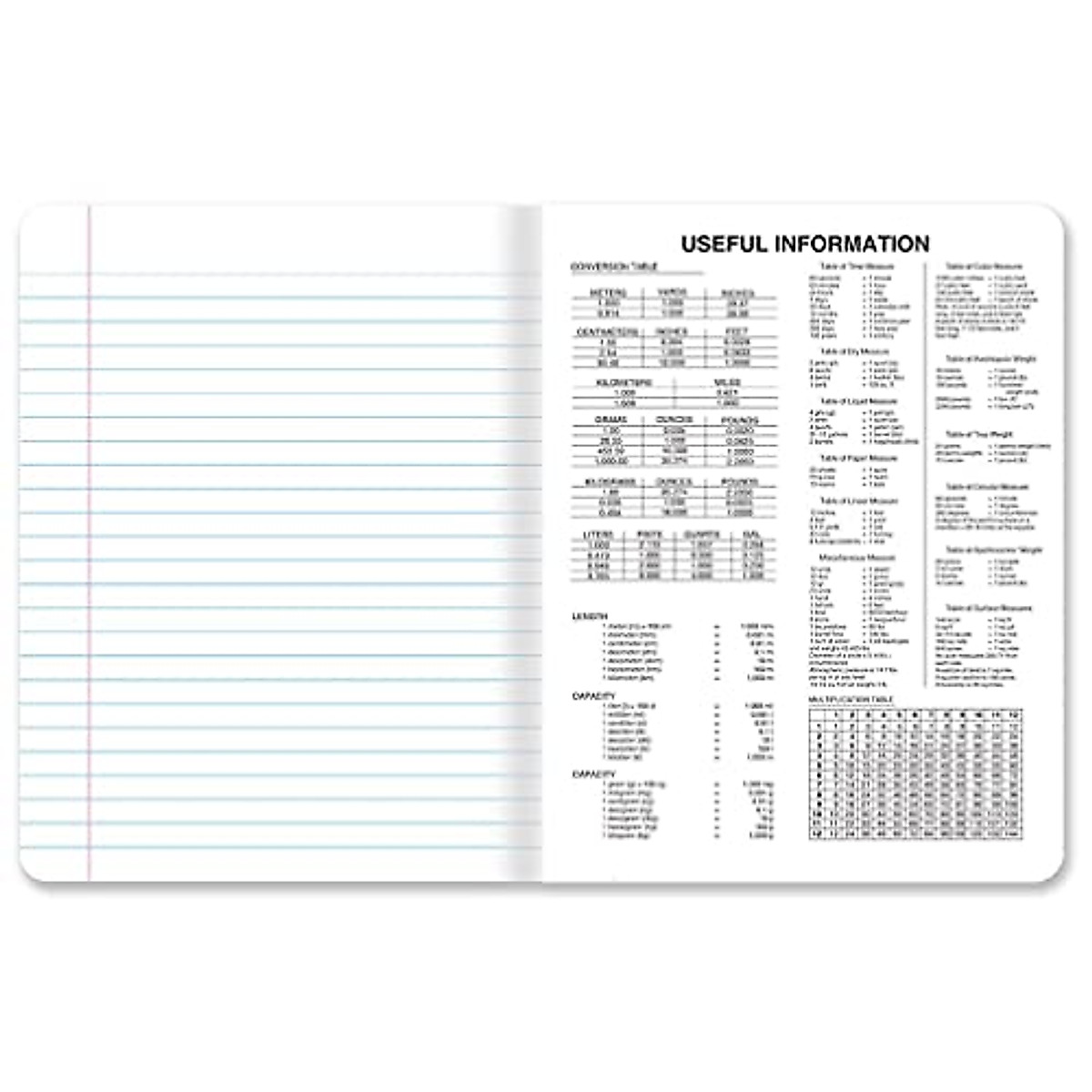 Better Office Products Composition Book Notebook - Hardcover, Wide Ruled (11/32-inch), 100 Sheet, One Subject, 9.75" x 7.5", Assorted Covers: Red, Blue, Green, Purple-4 Pack