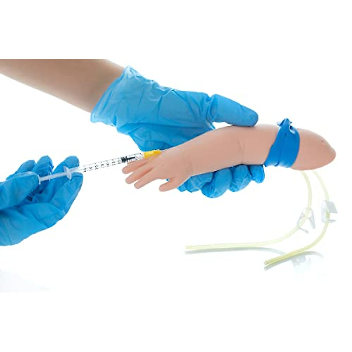 Pediatric IV and Phlebotomy Practice Kit by The Apprentice Doctor. Practice and Perfect Critical Medical Skills Before Working on Real People. (Light Skin Tone)