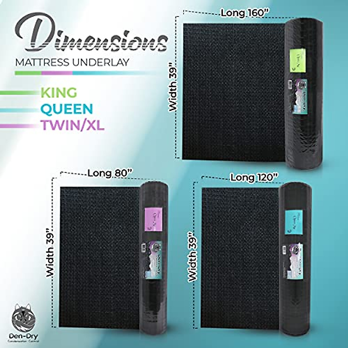 DEN-DRY Mattress Underlay-Queen