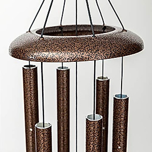 Corinthian Bells by Wind River - 27 inch Copper Vein Wind Chime for Patio, Backyard, Garden, and Outdoor décor (Aluminum Chime) Made in The USA