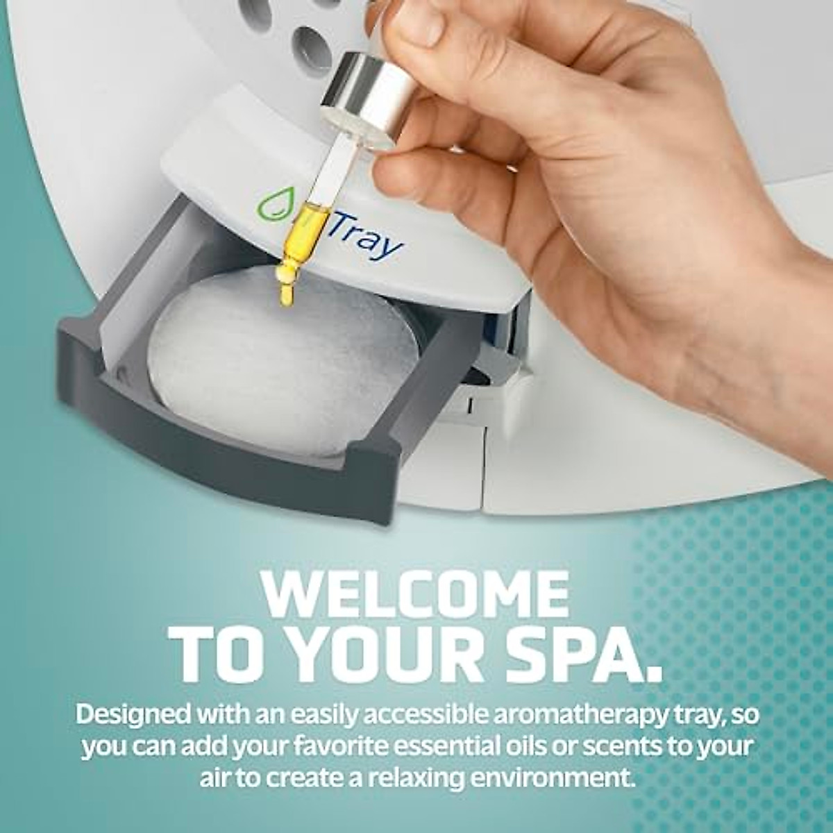 PureGuardian Ultrasonic Cool Mist Humidifier, 100 Hrs. Run Time, 1.5 Gallon Tank, 440 Sq. Ft. Coverage, Medium Rooms, Quiet, Filter Free, Essential Oil Tray, White, H3200WAR