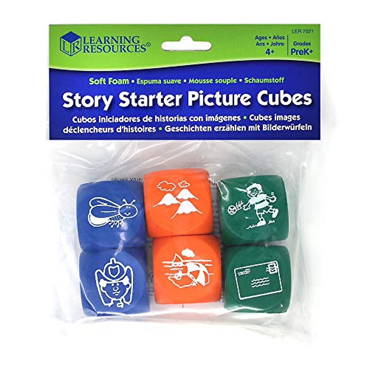 Learning Resources Foam Story Starter Picture Cubes