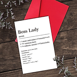 GYYsweetus Thanks for All You Do Boss Day Card, Coffee Appreciation Birthday Card for Boss, Boss’s Day Gifts for Boss Lady (Coffee Cup Boss)