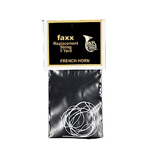 Faxx French Horn Rotor String, 36″ White (1 Yard) - For Replacing Your French Horn Valve String