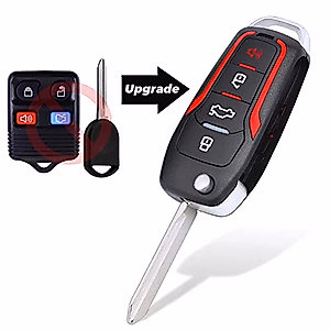 Keymall Car Key Fob Keyless Entry Remote Control for Acura TL 2009 2010 ...