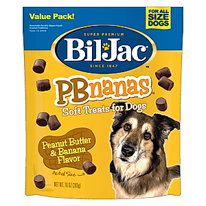 Bil-Jac Pbnanas Soft Dog Treats, 10 oz.