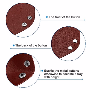 PATIKIL Leather Dice Tray, 2 Pcs Valet Tray Foldable Catchall Holder Leather Travel Tray for Men Women for Dice Card Jewelry Key Coin Glasses, Red 2 Size