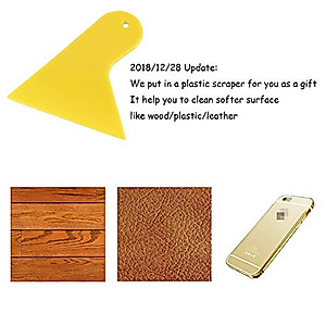 LDS Industry Glass Scraper, Stove Cleaner, Extendable Razor Blade Sticker/paint Scraper Remover for Window Tile Glass Windshield Tile Granite Wall Cleaning Hand Tool, Gum Cleaning, SCRP-U