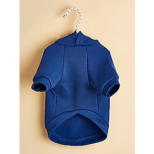 QWINEE Dog MOM BOY Letter Print Hoodie Sweatshirt Cat Puppy Shirt Clothes for Small Dogs Kitten Kitty Multicolor XL