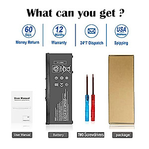 SR04XL SR03XL 917724-855 Battery for HP Omen 15 15-dc0xxx 15-dc1xxx 15-ce0xx 15-cb0xx Series 15-ce198wm 15-ce019dx 15-ce020a 15t-cb2000 15-dc0051nr 15-dc0020nr 15-dc1088nr 15-cb041nr 15-cx0056wm