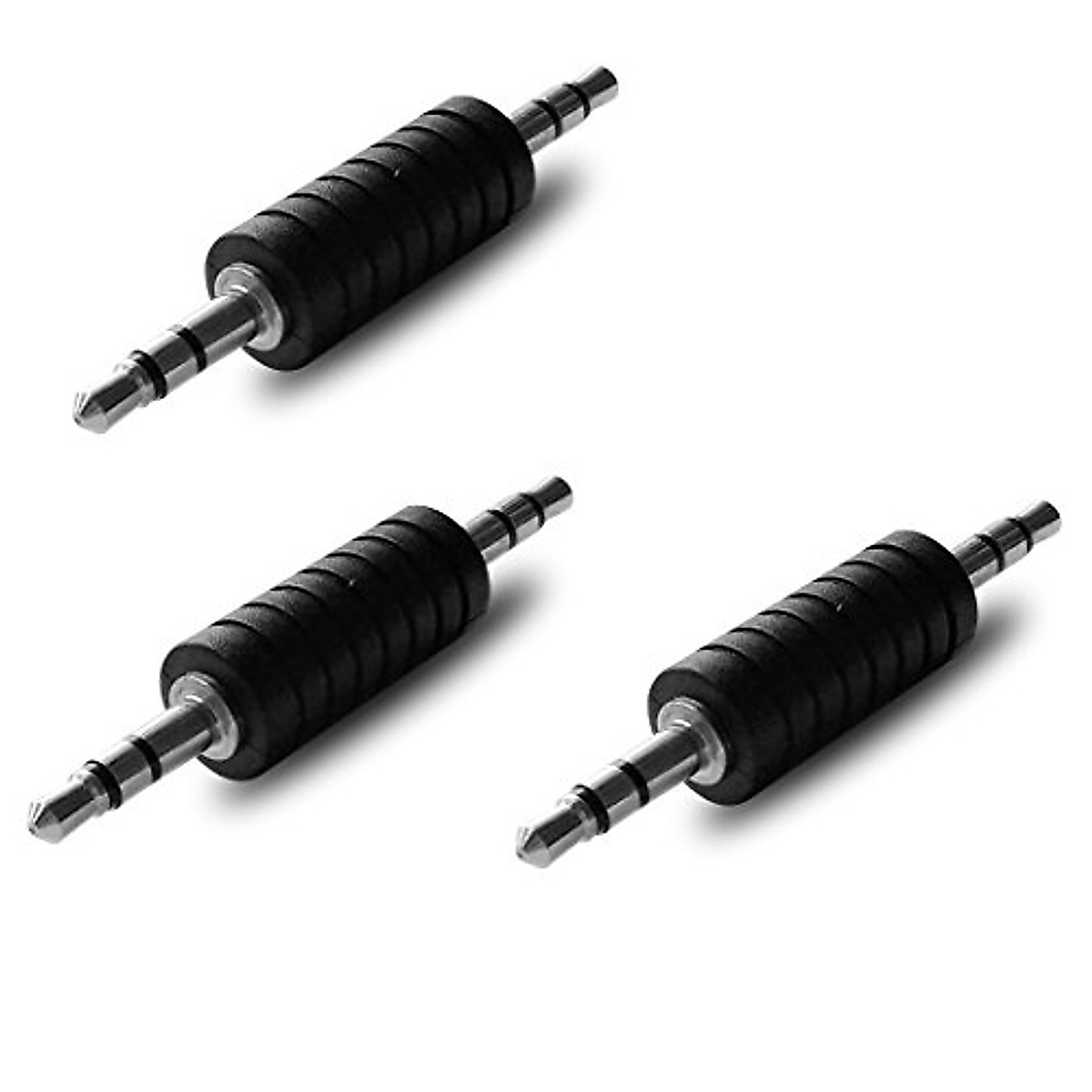 Ksmile 3.5mm Male to Male Stereo Audio Connector (3 Pack)