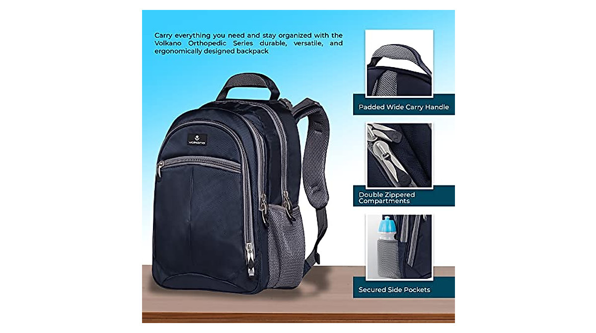 Volkano Orthopedic Laptop Backpack with Airflow Ventilation