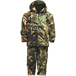 TrailCrest by Treel Infant - Toddler Camo Full Zip Hoodie Sweatshirt Fleece Jacket & Pants Set, Camo, 5T